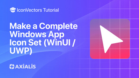 Complete Windows App Icon Set (WinUI/UWP visual assets) — IconVectors ...